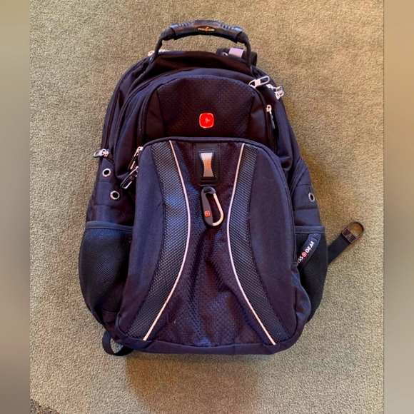 SwissGear | Bags | Swissgear Black And Gray Backpack With Multiple ...